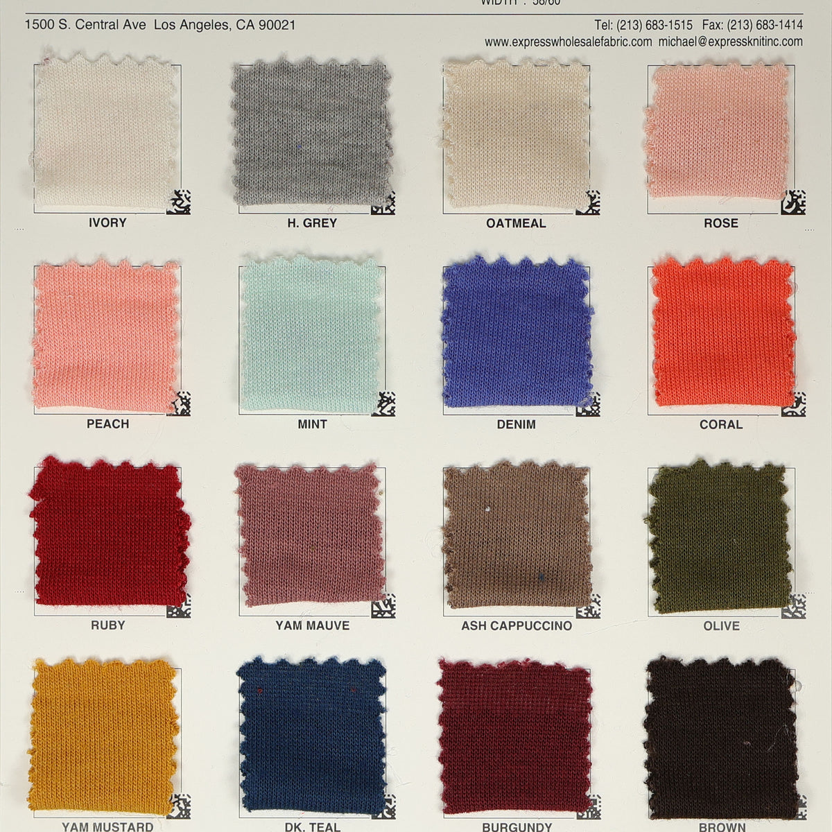 Hacci Solid Fabric – 190 GSM | Wholesale in 25+ Vibrant Colors